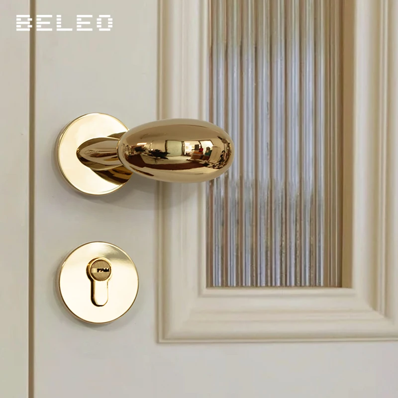 Luxury-bedroom-door-lock-household-universal-American-silent-indoor ...