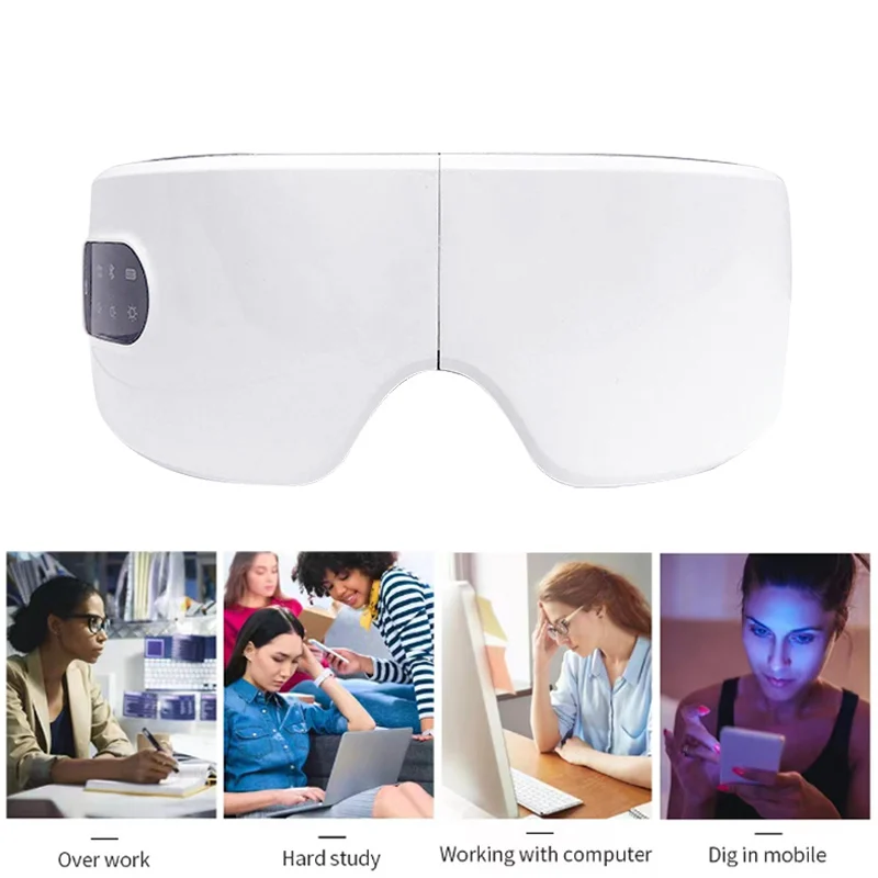 Massage des yeux avec boîte - Oeil intelligent Masseur Chaleur ...