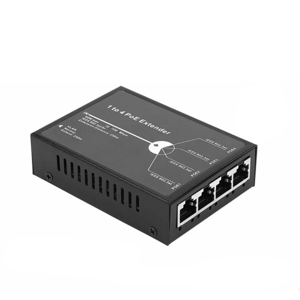 1-2-4-Port-PoE-Extender-IEEE802-3af-100Mbps-poe-extender-for-ip-port ...