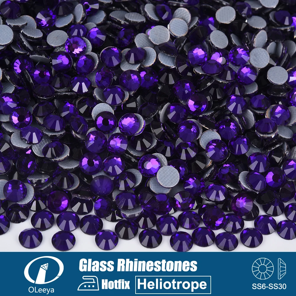 New-Purple-Warm-Fixation-Better-DMC-Hot-Fix-Rhinestones-Glass-Strass ...