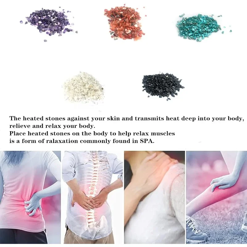PHYMAT Amethyst Far Infrared Heating Pad Infrared Crystal Heating Pad Natural Gemstone Heating Pad Smart Timer Setting AliExpress 1503