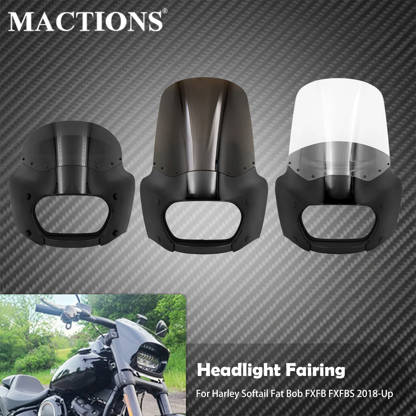 Motorcycle Fairing For Harley Softail Fat Bob FXFB FXFBS 2018-2023 2024 ...