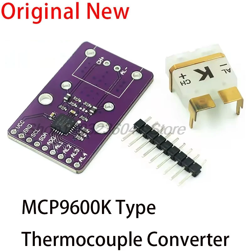 MCP9600 Type K/J/T/N/S/E/B/R Thermocouple Converter Module Supports I2C ...