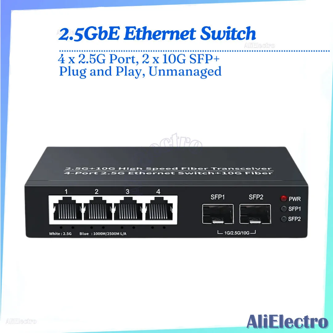 2-5gbe-Ethernet-4-2-5gbps-Network-Switcher-2-Port-10gbe-SFP-Slot-Home ...