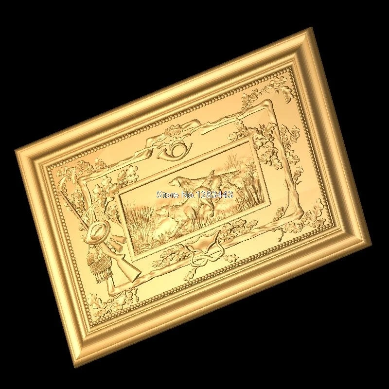 Panno-Ohota 3D Modell Megkönnyebbülési Ábra Stl Formátum A Hound ...