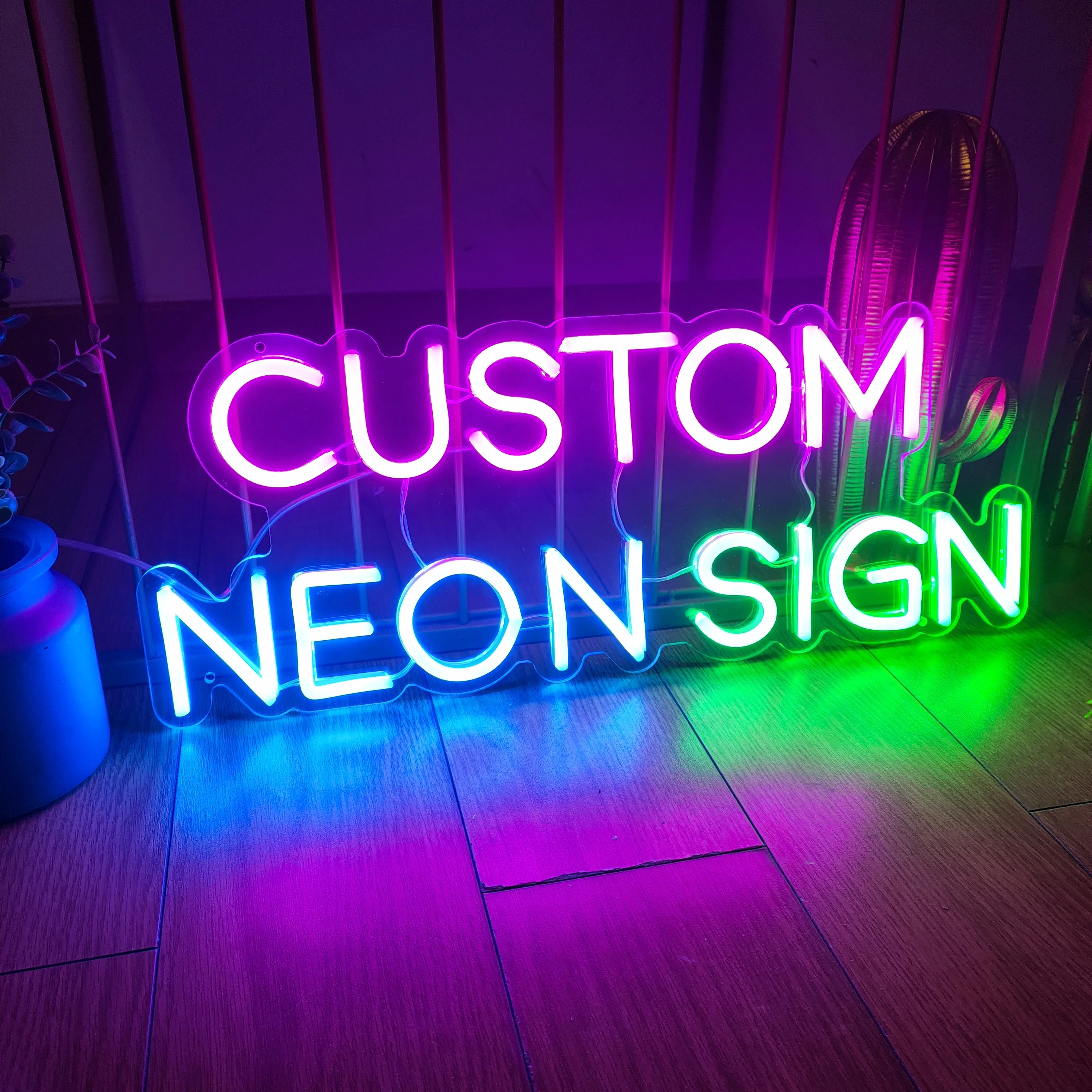 Custom Neon Sign Personalized Text Logo Names Customized LED Neon Signs ...