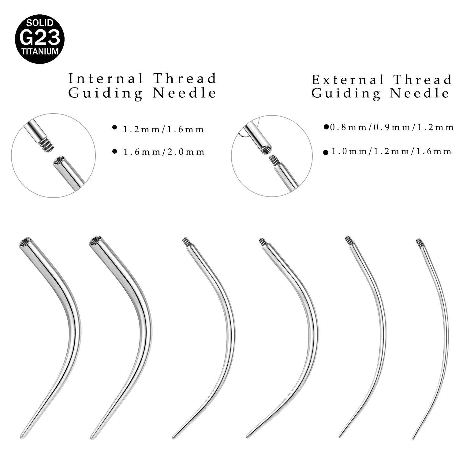 ZS-1PC-14G-16G-19G-20G-G23-Titanium-Perforated-Cone-Insertion-Needle ...
