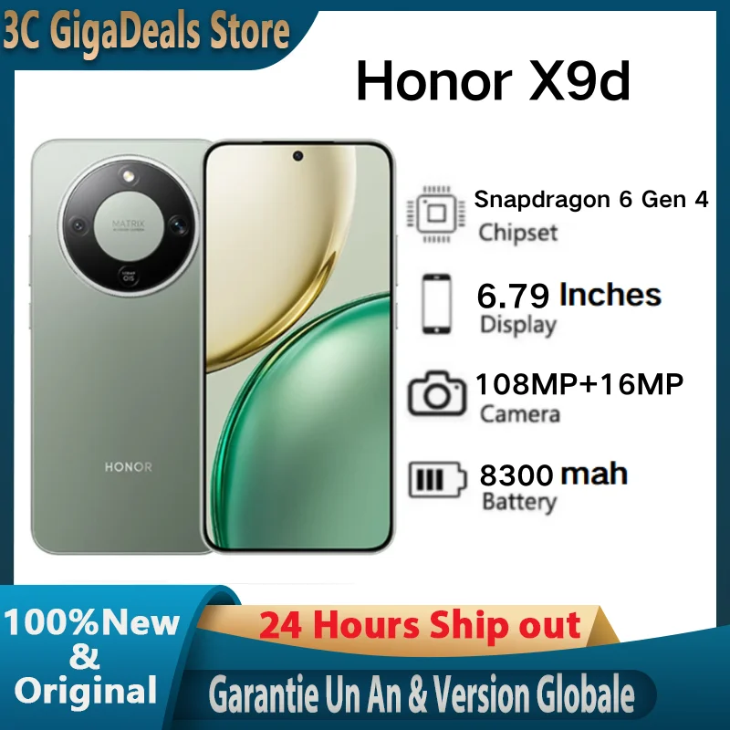 HONOR X9d Global Version Smartphone 6.79" Display, AMOLED, 8300mAh ...