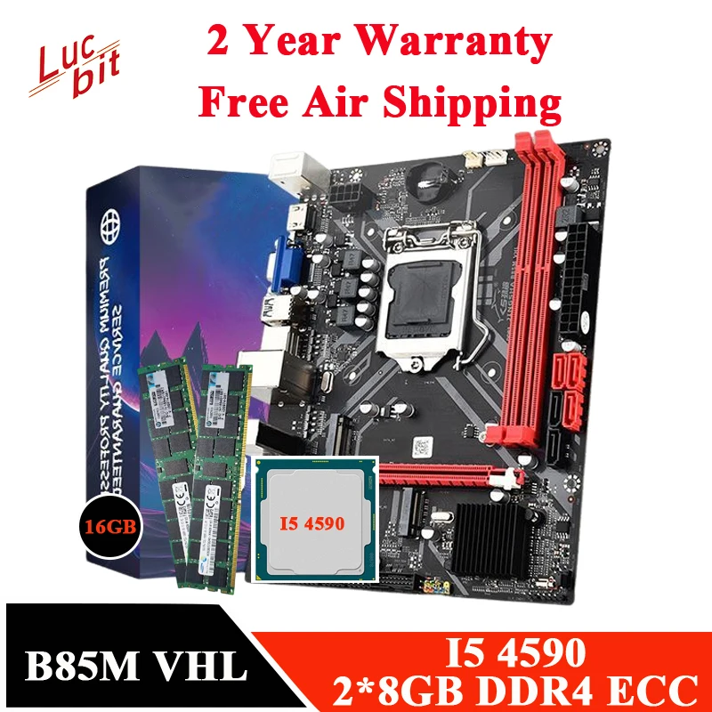 Lucbit-B85M-VHL-Desktop-Motherboard-LGA-1150-I5-4590-CPU-16GB-RAM ...