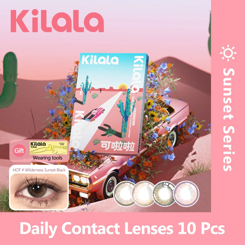 Kilala Natural Daily Lens Color Contact Lenses For Eyes 10pcs/5 Pairs ...
