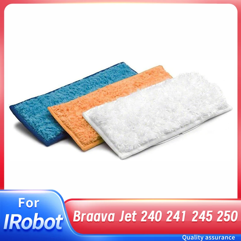 Washable Mop Cloth For iRobot Braava Jet 240 241 245 250 Robotic Vacuum ...
