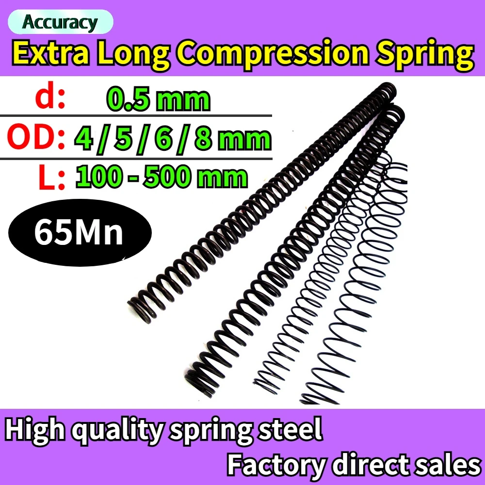 65Mn-Spring-Steel-Compression-Spring-Extended-Extra-Long-Pressure ...