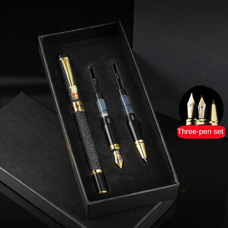 Stylish-and-Durable-Three-Piece-Fountain-Pen-Set-for-Writing-Drawing ...