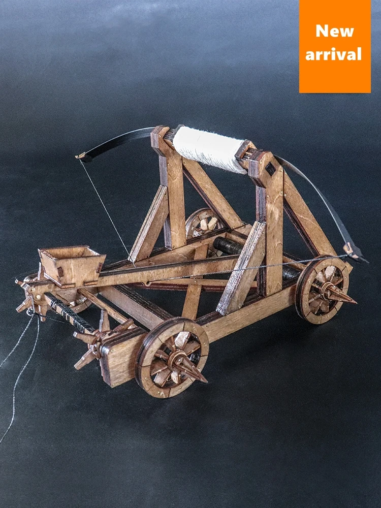 Medieval Elastic Catapult Ornaments Ancient Chariot Model Wooden ...
