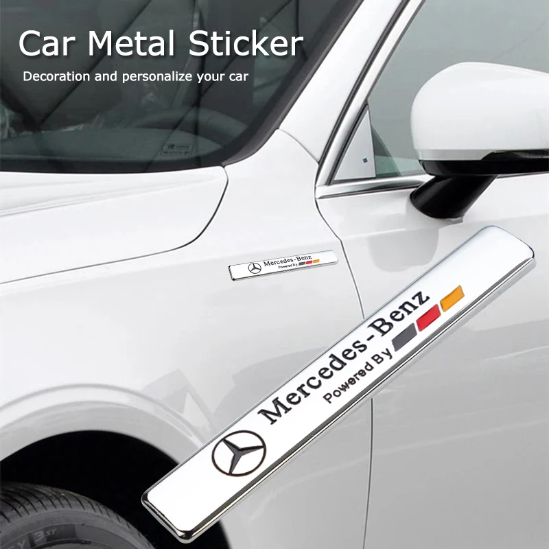 1Pcs-Metal-Car-Emblem-Sticker-Badge-Decal-For-Mercedes-Benz-AMG-W206 ...