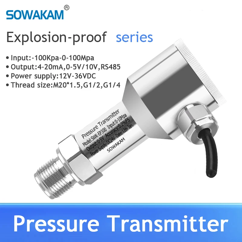 Intrinsically-Safe-Explosion-proof-Pressure-Transmitter-SS304-4-20mA-0 ...