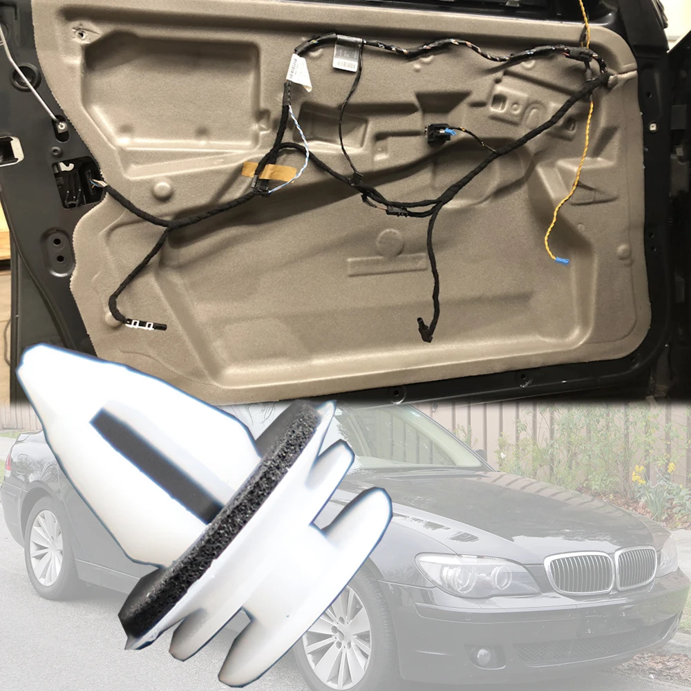 Car Front Rear Door Card Panel Fascia Lining Clips Inner Clamp Trim For ...