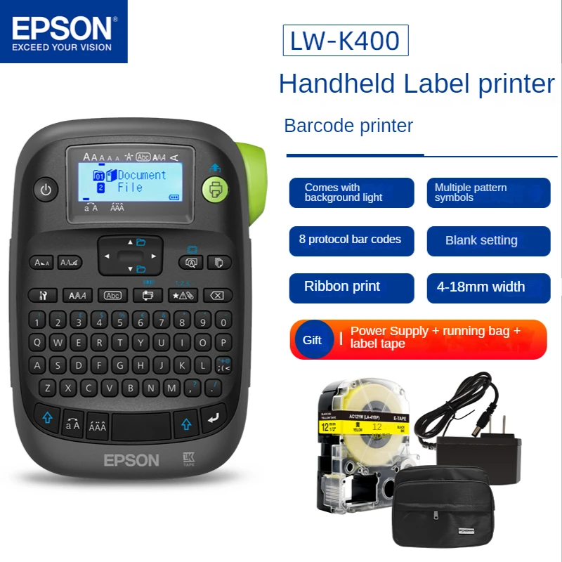 Epson-label-machine-LW-K400-handheld-self-adhesive-network-cable-label-printer-for-SS12KW-SS9K ...