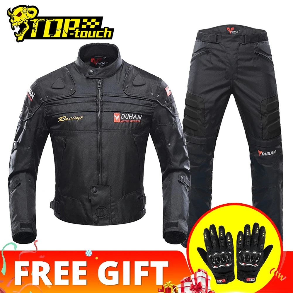 Duhan Motorcycle Jackets Men Riding Motocross Enduro Racing Jacket Moto ...
