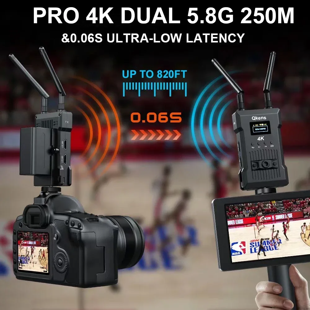 5.8G 4K Image Wireless Transmission System Video Transmitter and ...