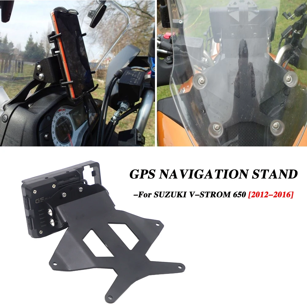 NEW-Motorcycle-Mobile-Phone-Holder-For-SUZUKI-V-STROM-650-XT-DL-650 ...