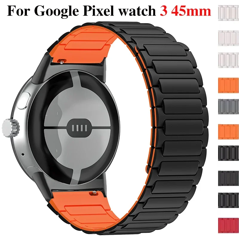 Magnetic Bracelet for Google Pixel Watch 3 45mm Wristband Replaced ...