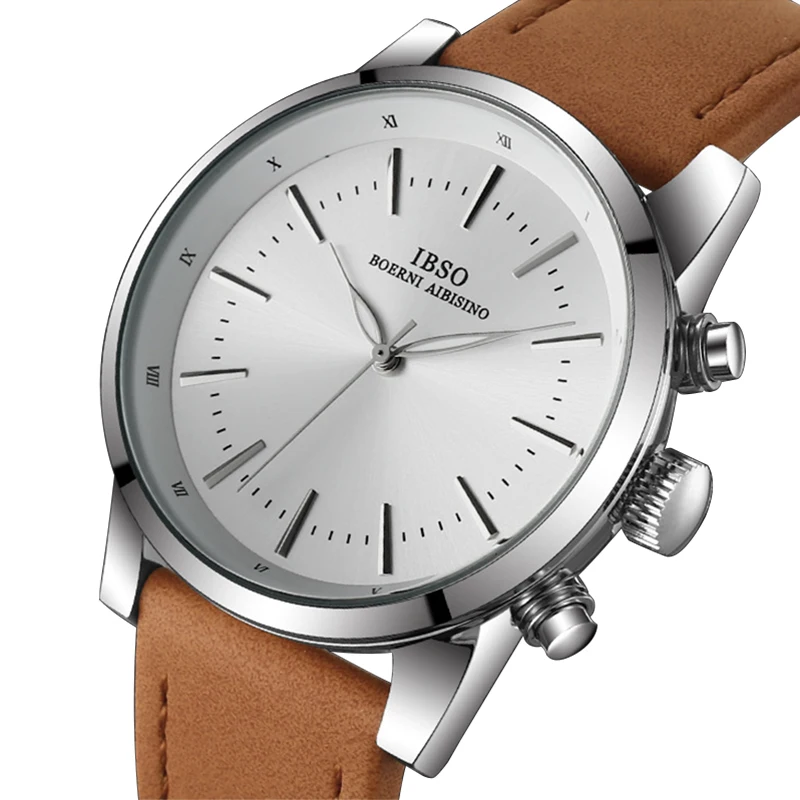 Vintage-Men-Watch-Brown-Leather-Large-Dial-Waterproof-Dress-Handwatch ...