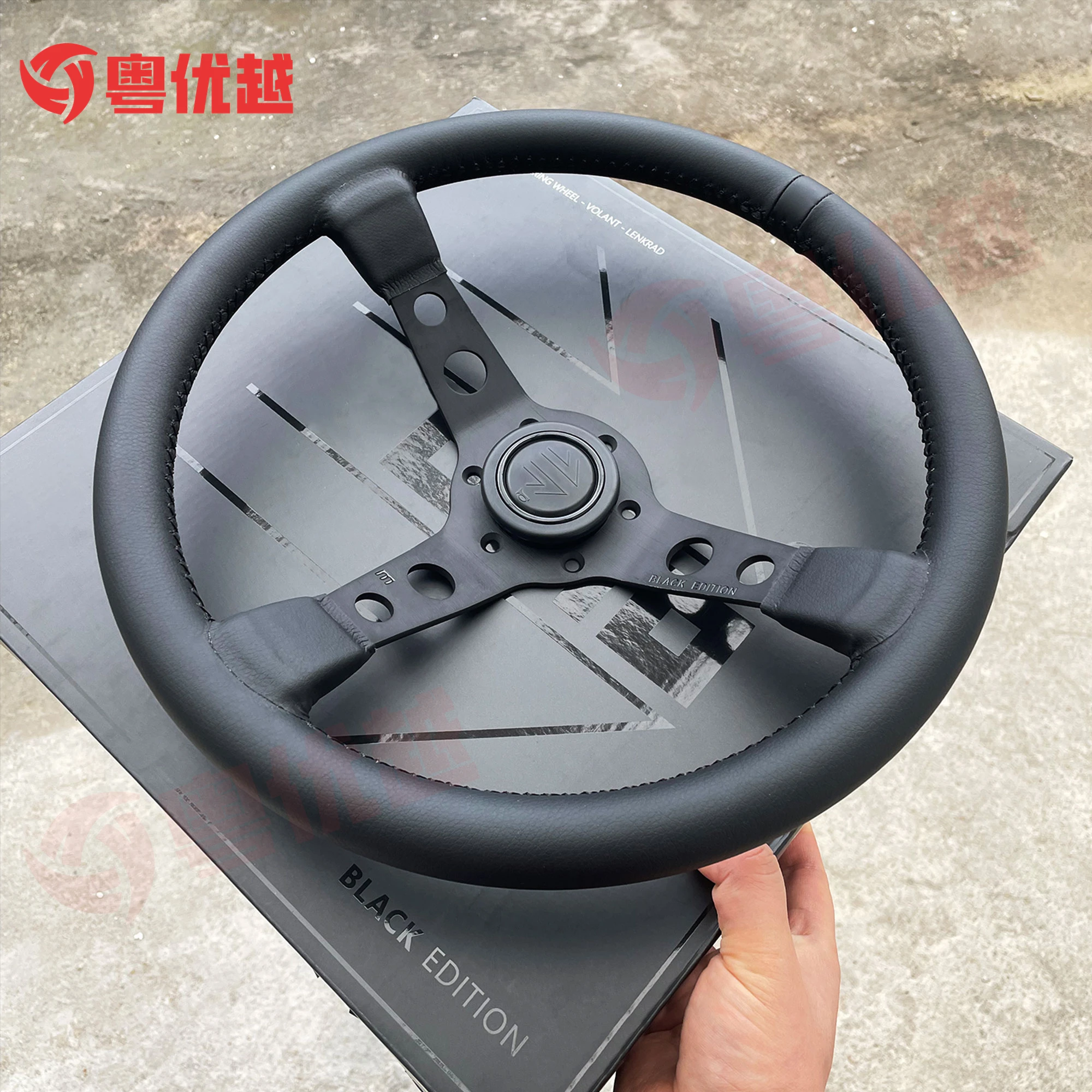 Volante-em-pele-Drift-Momo-JDM-Black-Edition-Deep-Corn-Racing-Sport ...