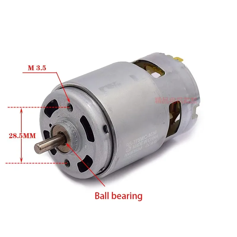 MABUCHI RS-775WC-8514 Mini Motor DC 12V 14.4V 18V 19.2V High Speed ...