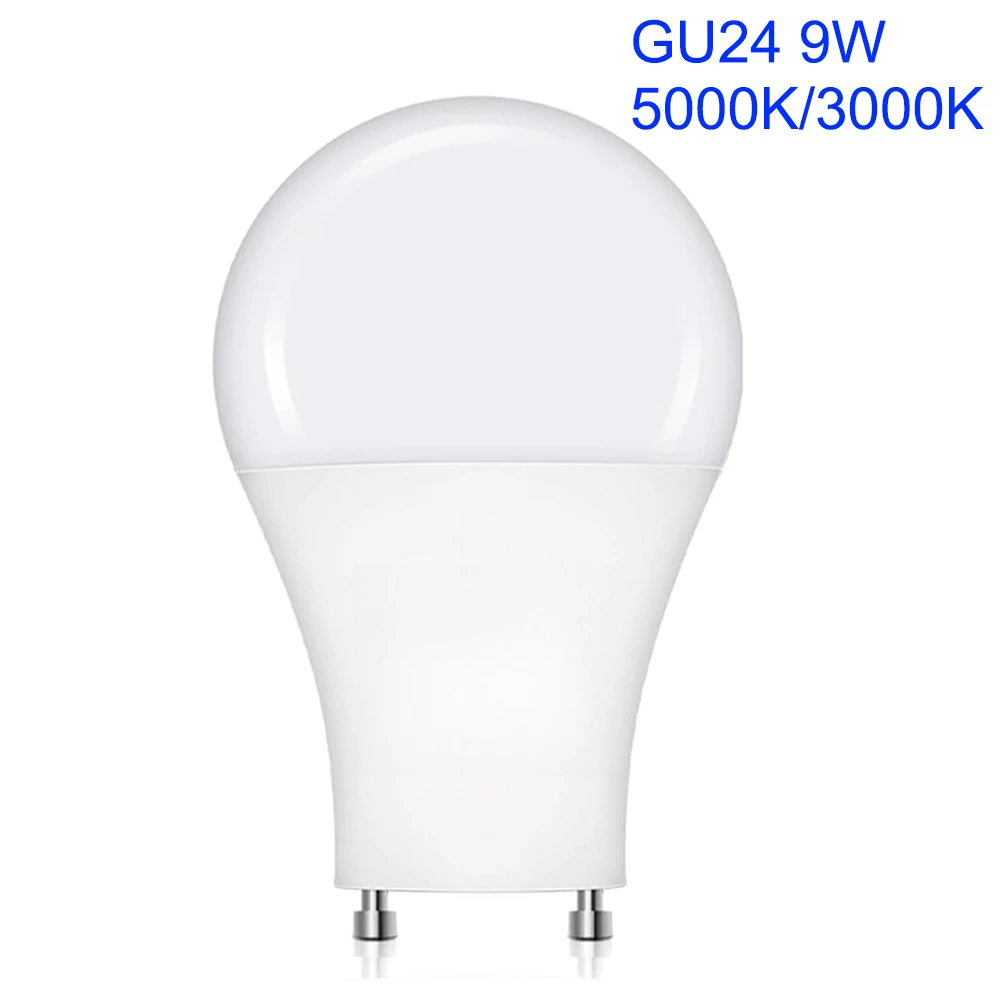 GU24-LED-Light-Bulb-5000K-Daylight-9W-A19-Shape-GU24-LED-Bulbs-Twist ...