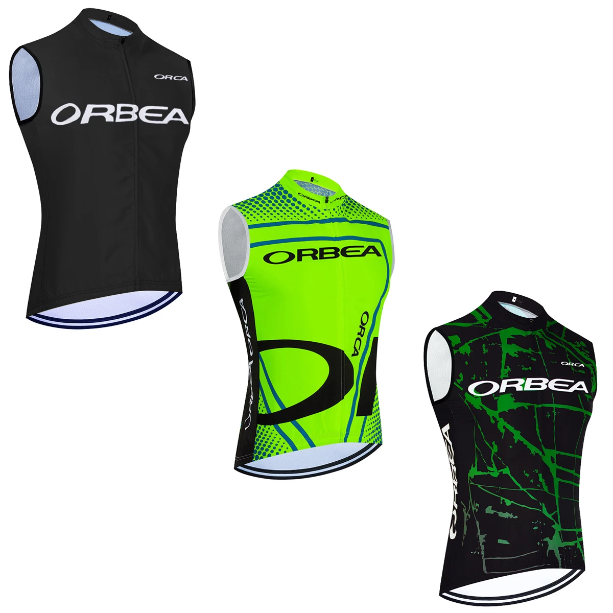 ORBEA-ORCA-Bike-Windbreaker-Jersey-Black-Summer-Cycling-Vest-Maillot ...