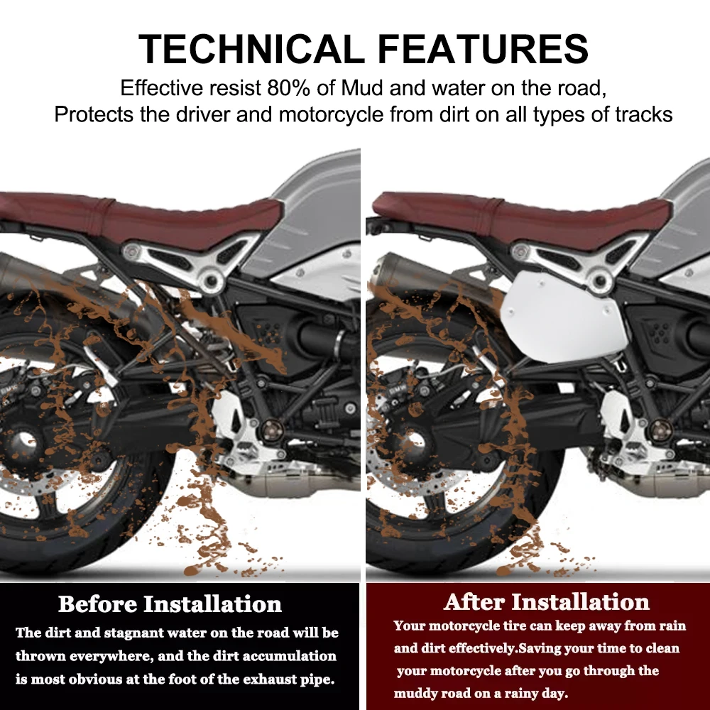 Myiadv One Pair Silver For Bmw R Nine T R Ninet R9t Rninet Scrambler ...