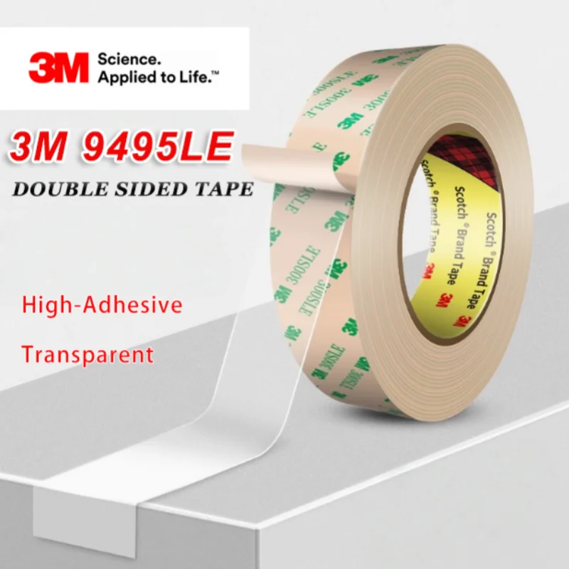 1 Roll Original 3M 300LSE 9495LE VHB Double Sided Tape Clear Acrylic ...
