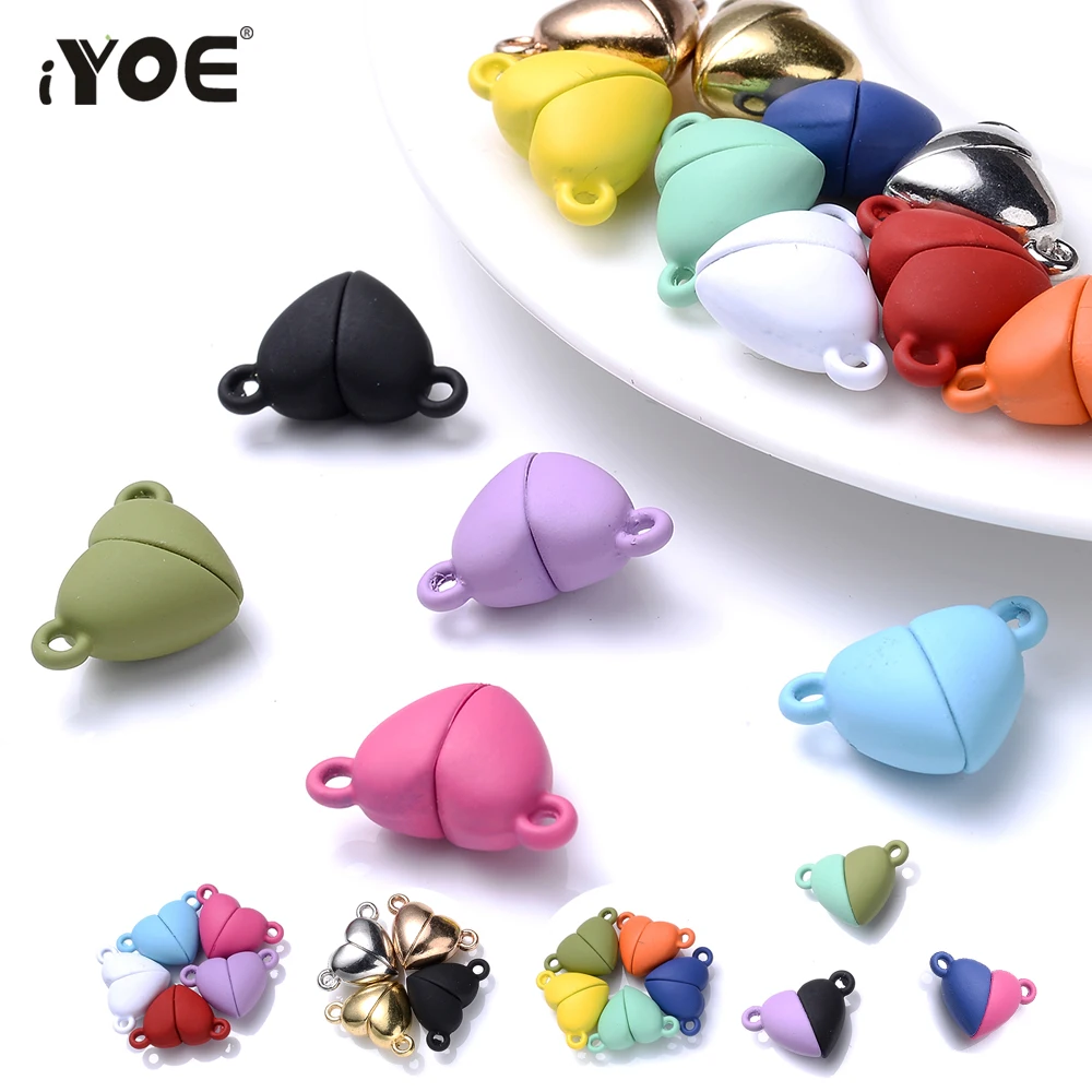 Accessories Making Necklaces Bracelets | Couple Magnetic Heart Charm ...