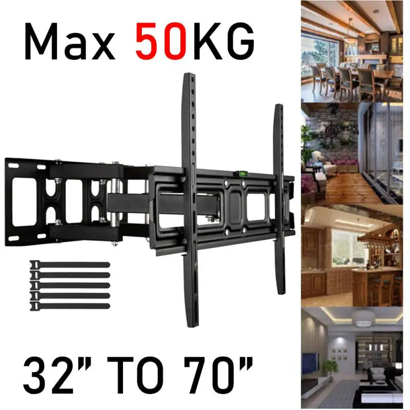 Universal-Retractable-TV-Mounts-Wall-Mount-Bracket-32-70inch-TV-Support ...