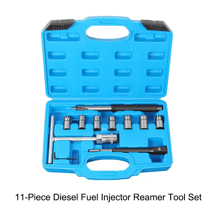 6-7-11pcs-Car-Diesel-Injector-Seat-Cutter-Oil-Nozzle-Reamer-Carbon ...
