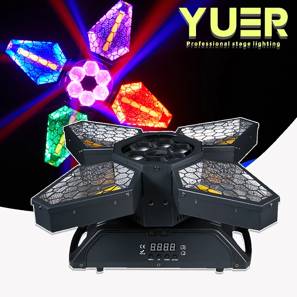 300W-LED-Retro-Bee-Eye-Moving-Head-Light-4-in-1-Background-Mixed ...