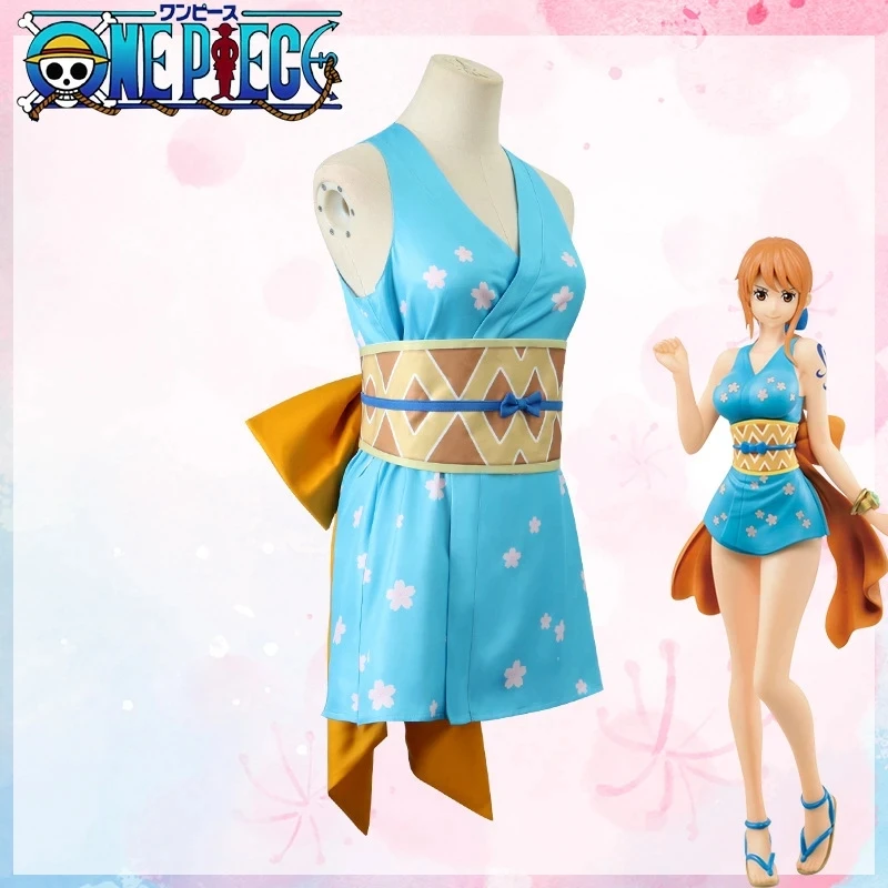 Anime-One-Wano-Country-Piece-Nami-Cosplay-Costume-Wanokuni-Style-Nami ...