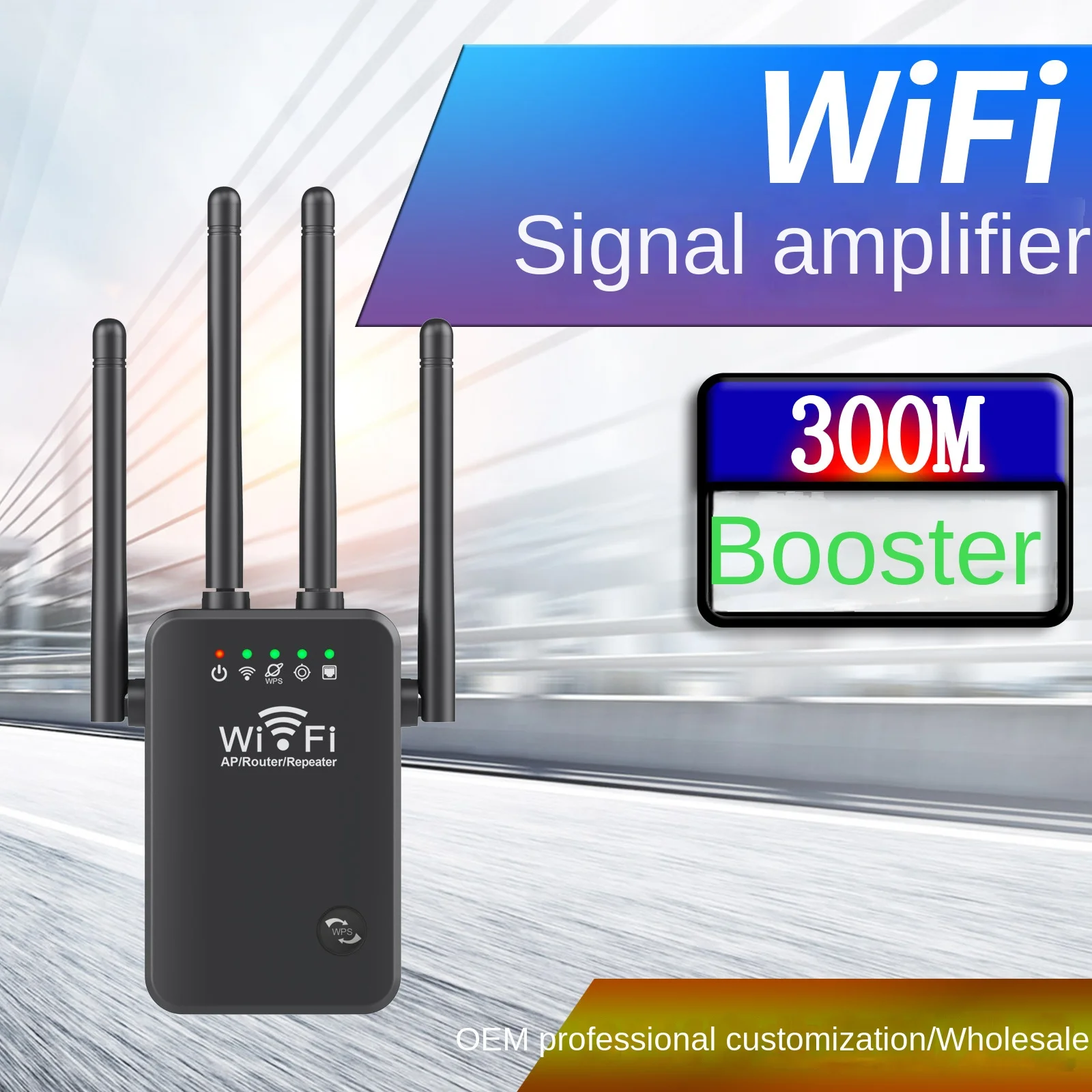 Amplificator Semnal Wireless, Begleri®, Range Extender Retea WiFi, 4 ...