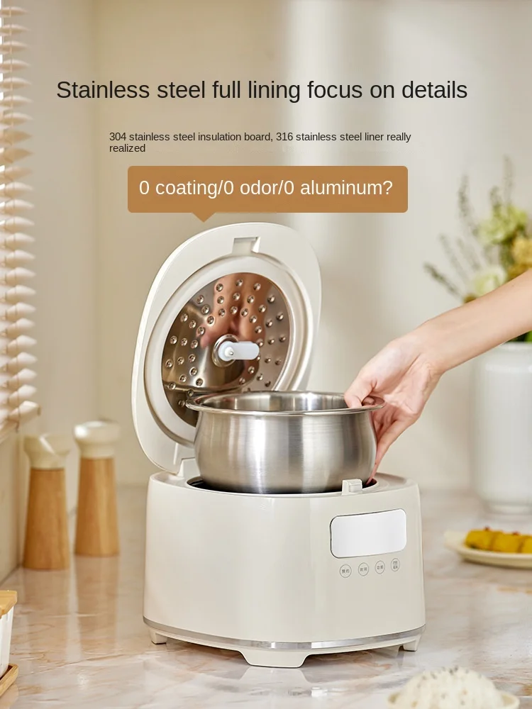 220V-3L-Non-stick-Electric-Rice-Cooker-Multi-Cooker-Uncoated-316 ...