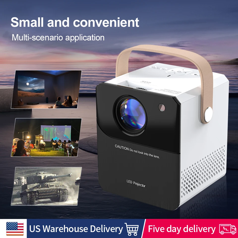 Mini-projector-supports-480P-HD-outdoor-projector-with-stylish-design ...