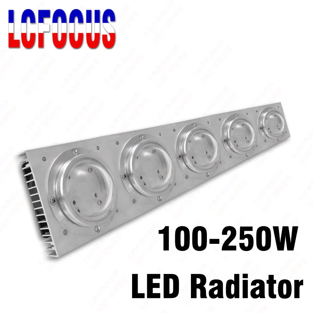 LED Aluminum Heatsink With Cooling Fan Heat Sink Aquarium Grow Lamp ...
