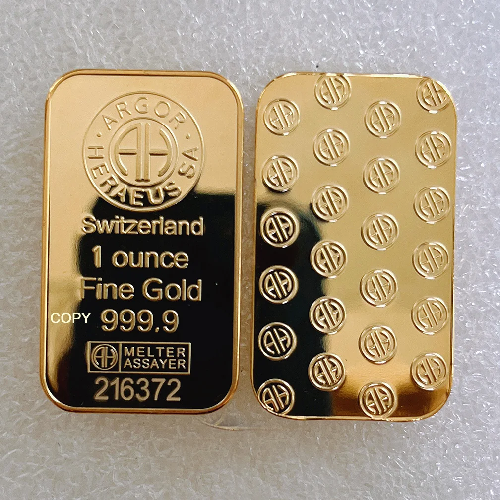 1oz-24K-Gold-Plated-Bar-Replica-Original-1-1-Copy-Switzland-Bullion ...