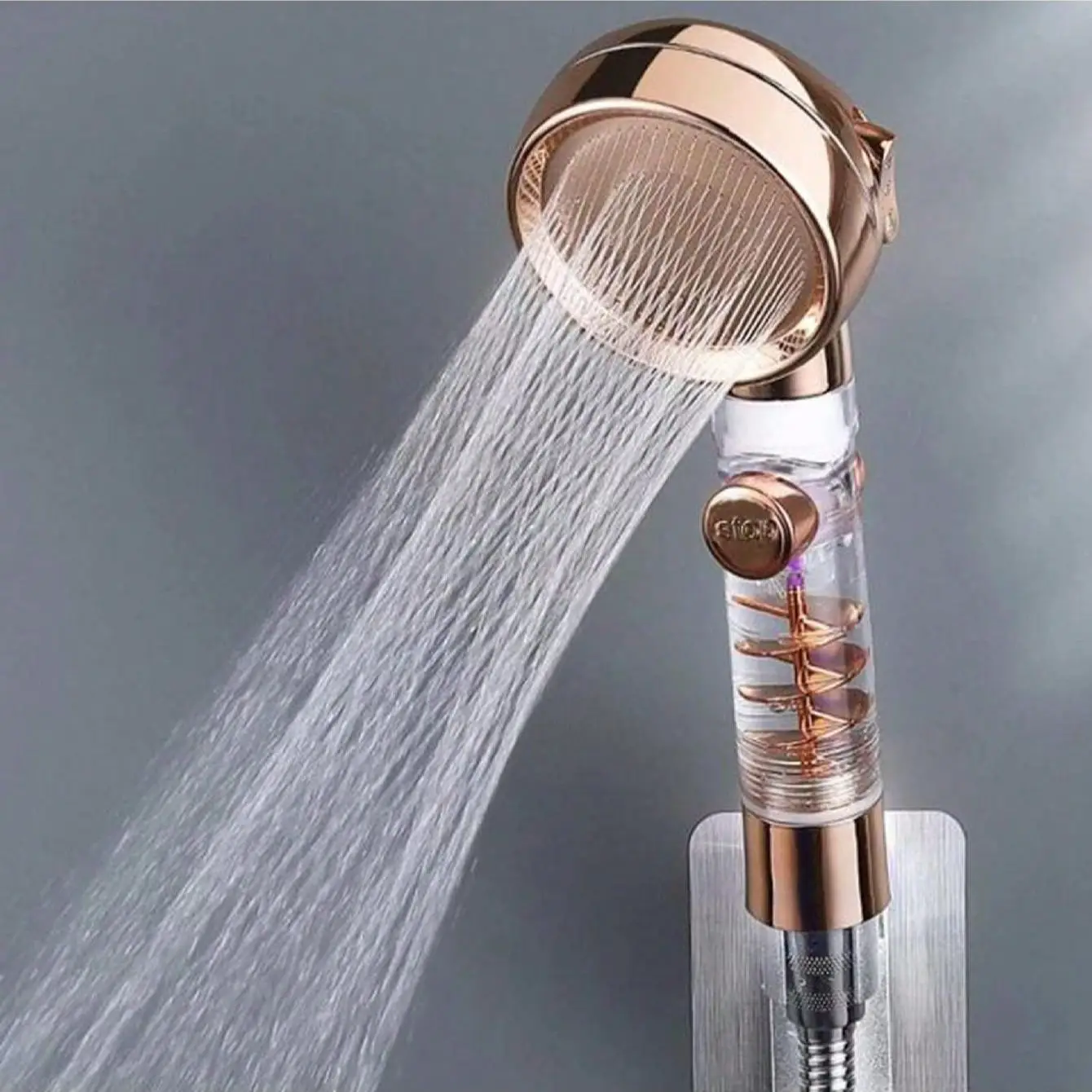 1PC-Turbocharged-Shower-Head-New-3-Mode-High-Pressure-Adjustable-Filter ...