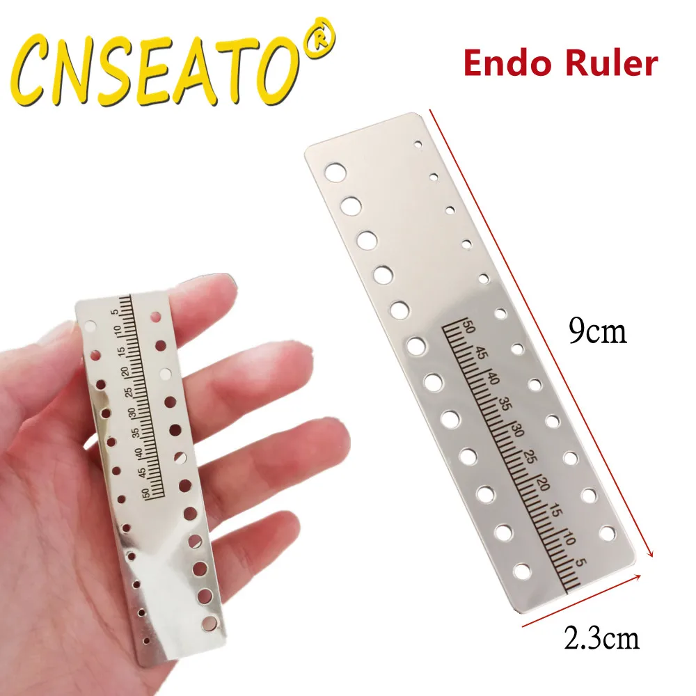 1pc Stainless Steel Dental Endo Ruler For Gutta Percha Points Span ...