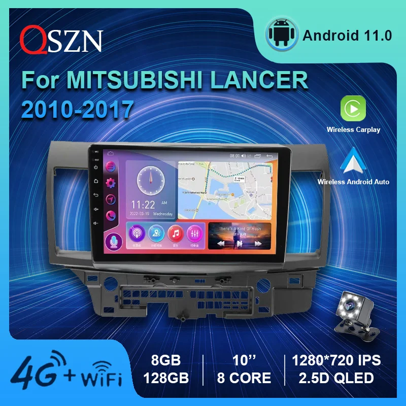 QSZN-Android-12-Car-Radio-For-Mitsubishi-Lancer-10-CY-2007-2017 ...