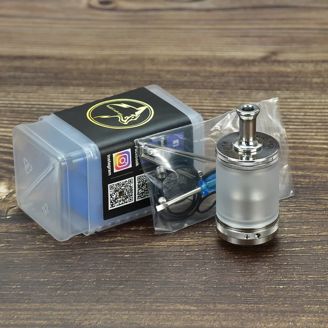 TF Taifun GTR Style MTL RTA 1:1 23mm Diameter Rebuildable Tank Atomizer ...