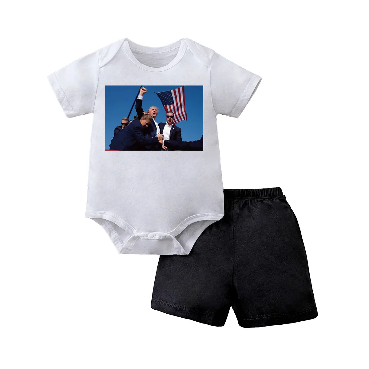 IURNXB-Newborn-Baby-Boy-2PCS-Suit-Set-2024-Trump-Expression-Printed ...