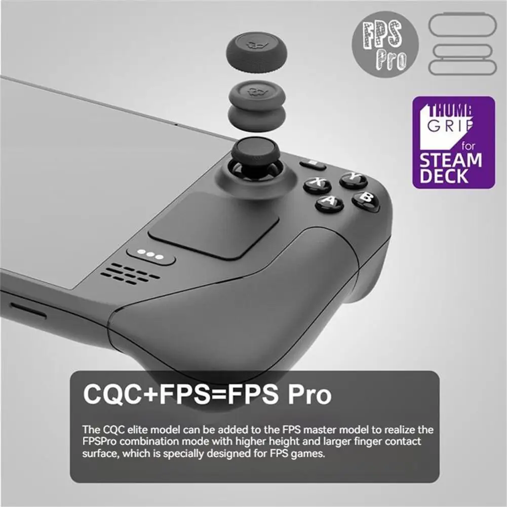 6Pcs-set-Thumb-Grip-Analog-Joystick-Cap-For-Steam-Deck-Games-Controller ...