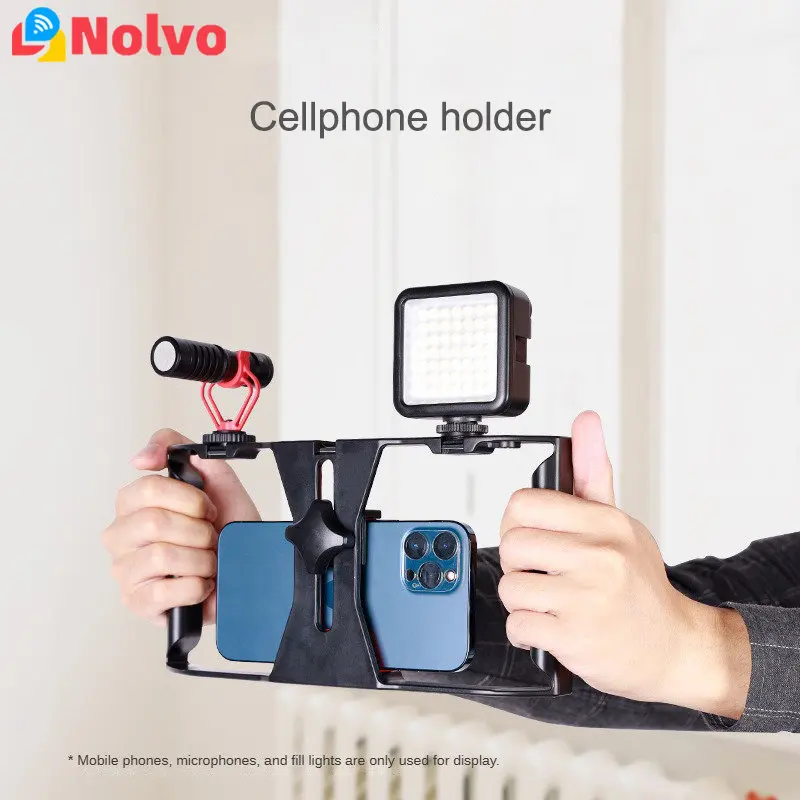 Mobile Phone Stand Video Vlog Stabilizer Cellphone Holder Live ...